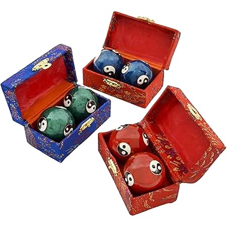 Amazon.com: Ovovo Chinese Health Stress Relieve Baoding Balls with ...