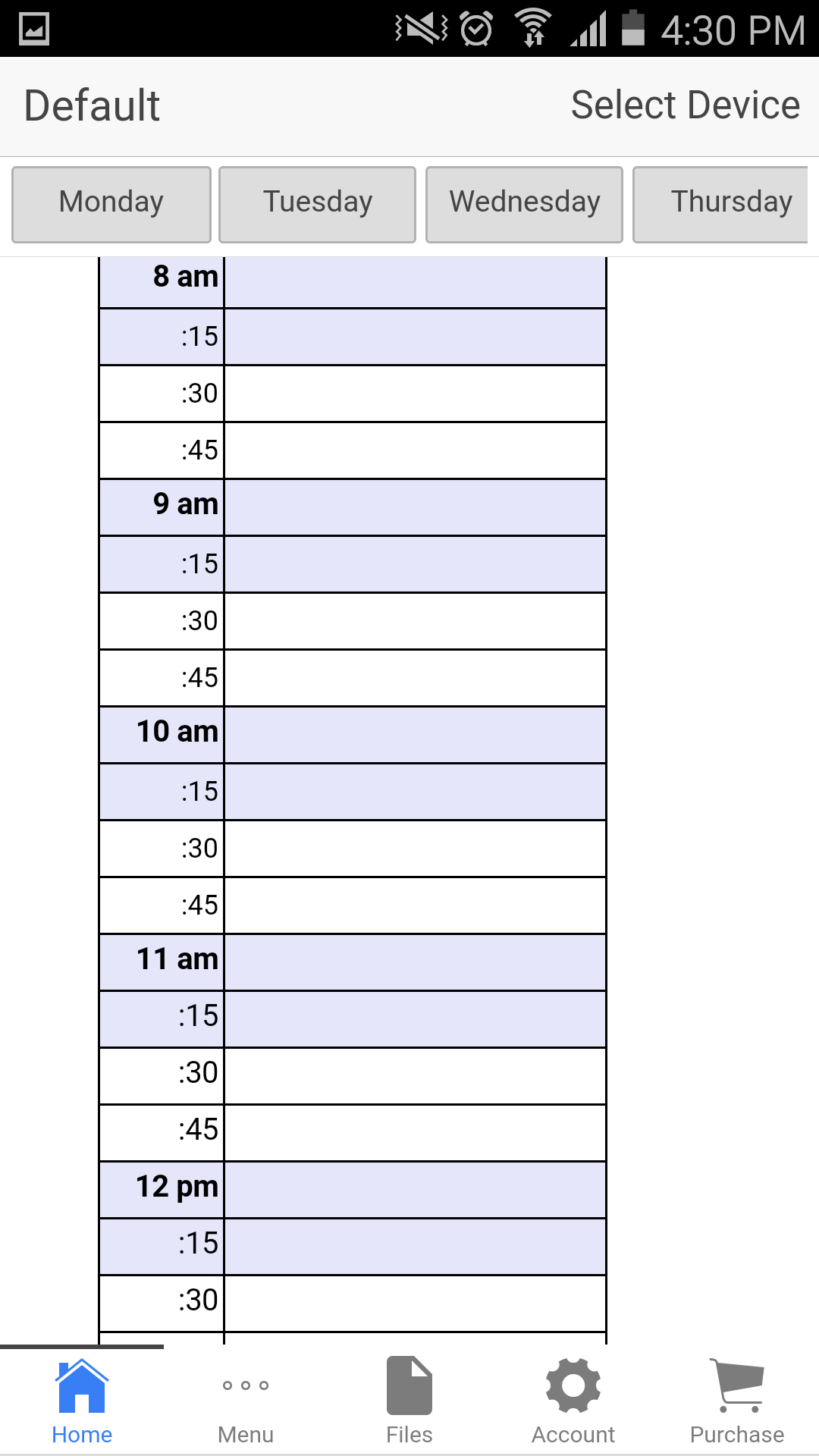 Weekly Schedule - App on Amazon Appstore