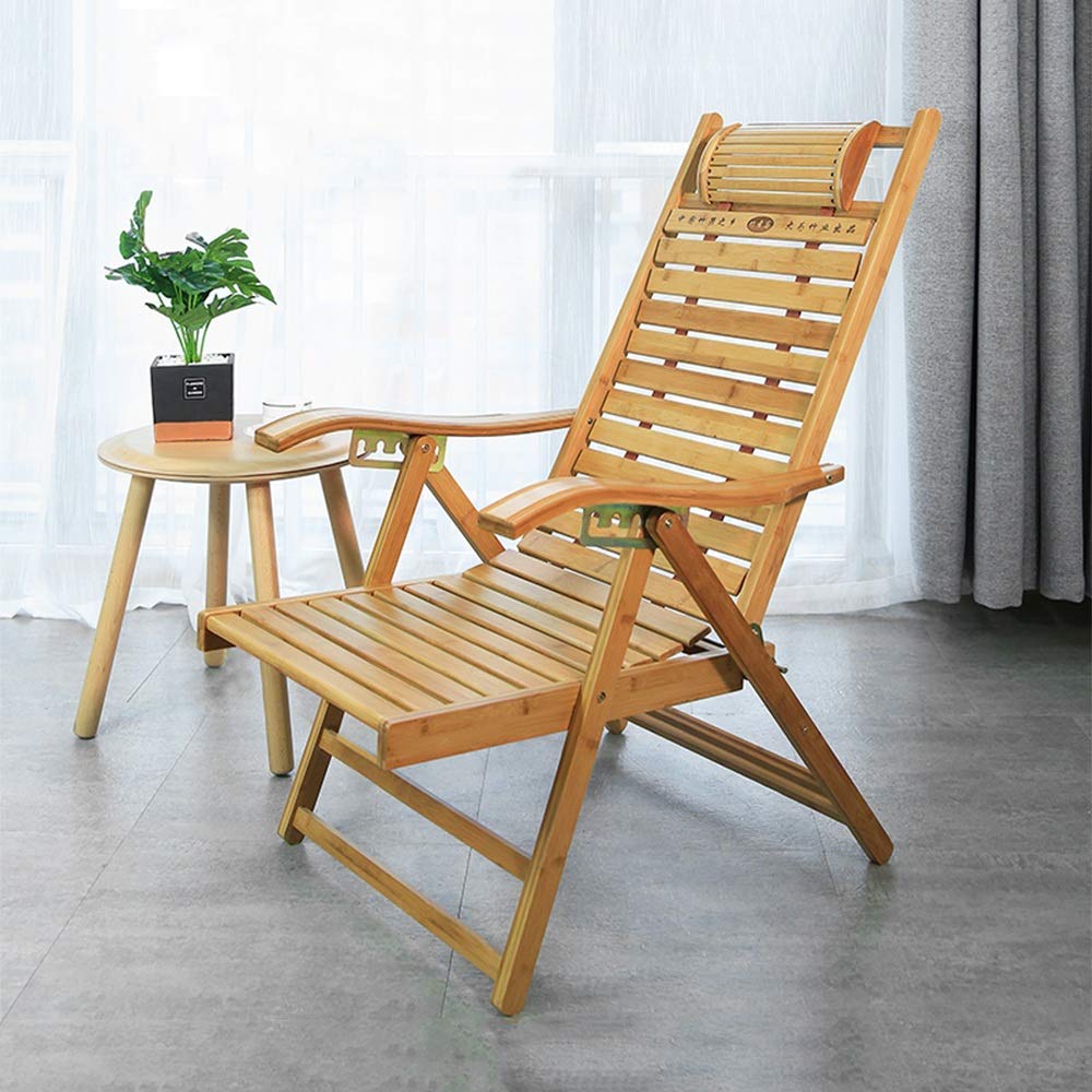 Bamboo Recliner Chair Bamboo Recliner Folding Chair Adult Lunch Break