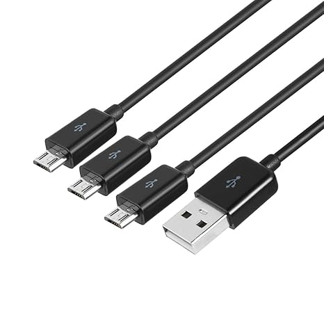 baolongking USB Micro Cable, USB to Multi Micro USB Adapter, 3-in-1 USB ...