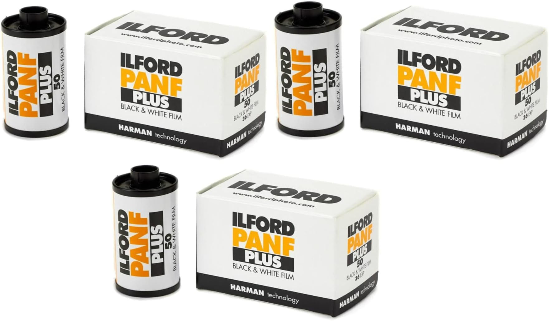 Amazon.com : Ilford Pan F Plus 35mm Black and White Negative Film ...