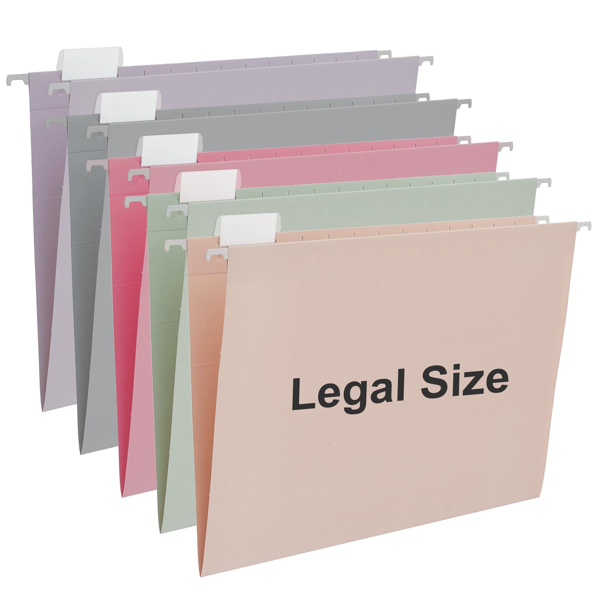 Y YOMA 25 Pack Colored Hanging File Folders Legal Size Decorative ...