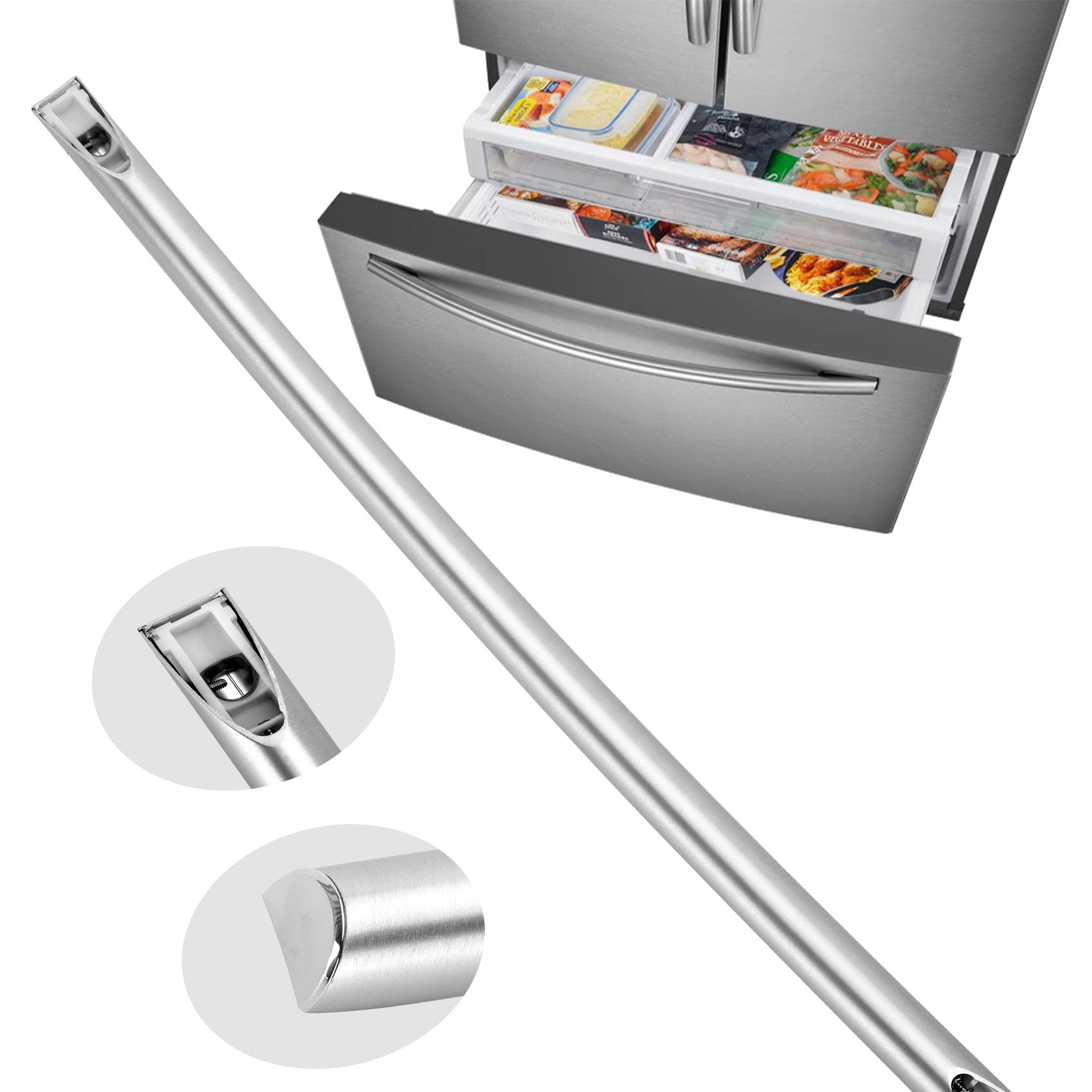 Amazon.com: DA97-12712C Freezer Door Handle Compatible with Samsung ...