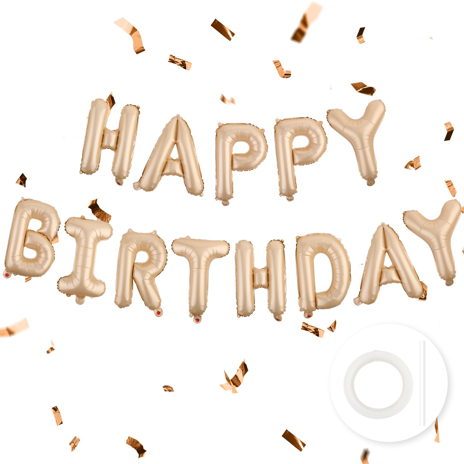 1 x Brand New Happy Birthday Banner Neutral Happy Birthday Balloon Let ...