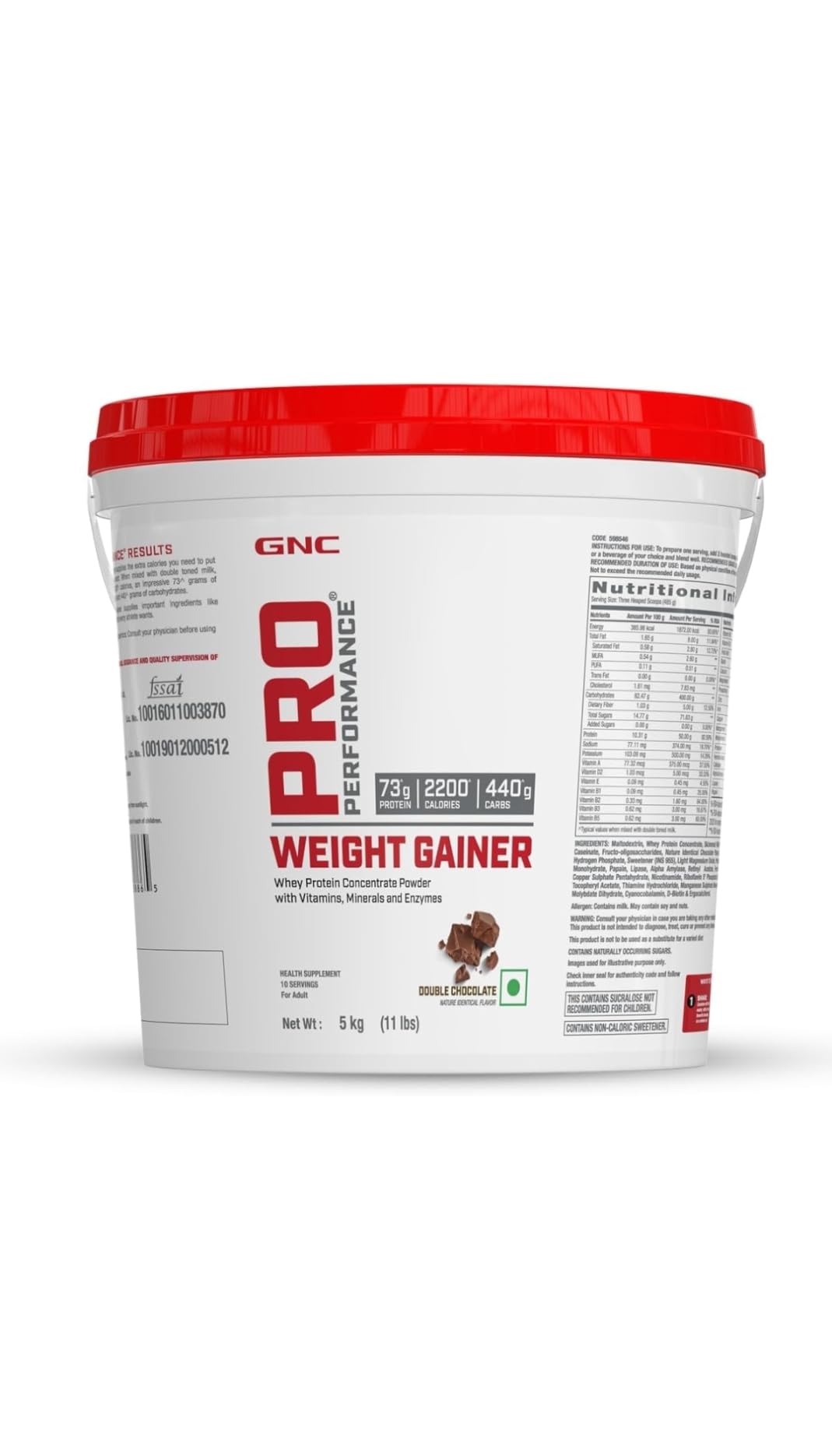 GNC Pro Performance Weight Gainer | 3 Kg | Healthy Body Gains | Reduces ...