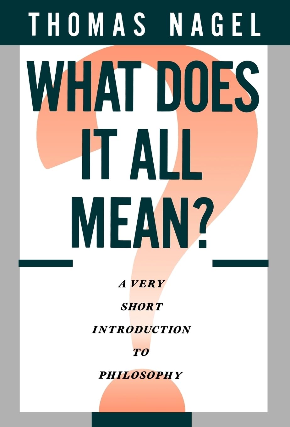 Amazon.com: What Does It All Mean?: A Very Short Introduction to ...
