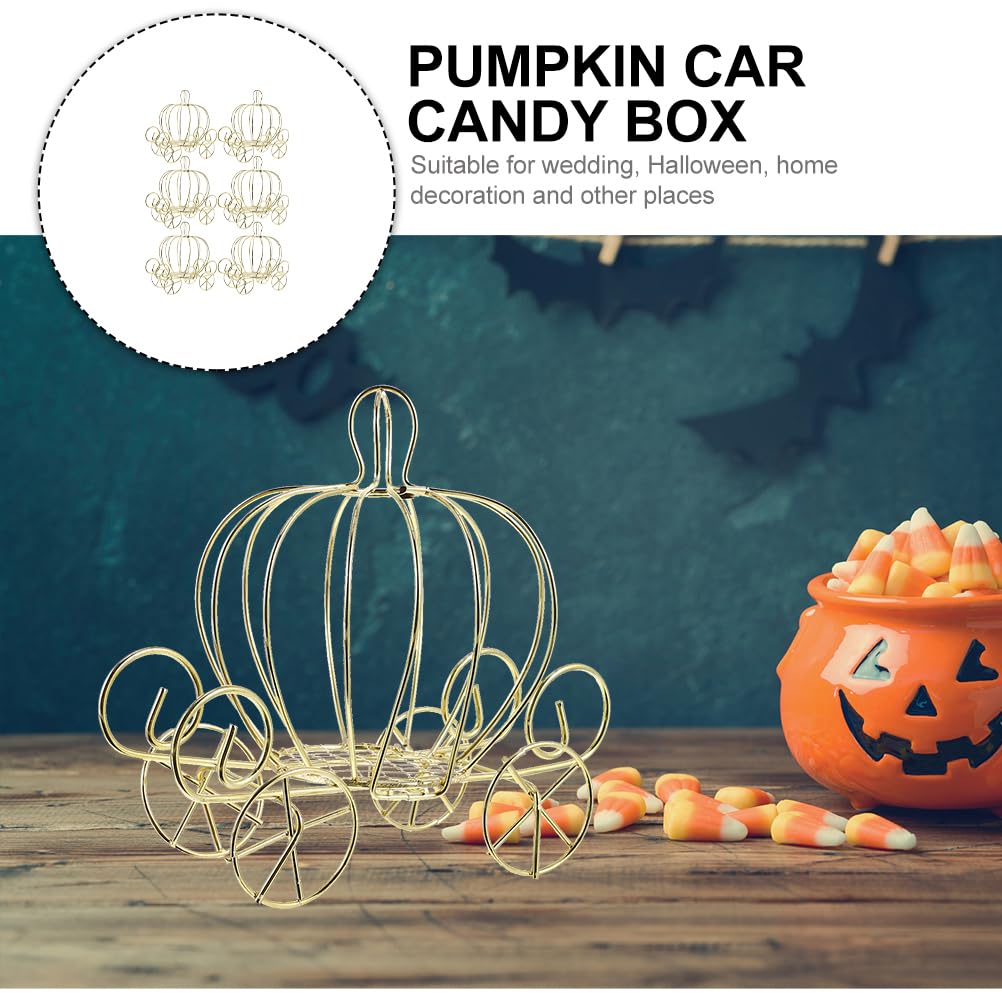 Snapklik.com : 12pcs Carriage Centerpieces For Tables Mini Pumpkins ...