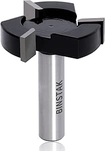 BINSTAK CNC Spoilboard Surfacing Router Bits, 1/2 inch Shank 2 inch ...