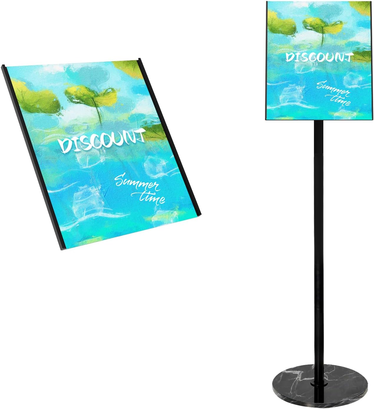 Amazon.com: PUJIANG 2 Pack Sign Holder Stand 11 x 17, Floor Standing ...