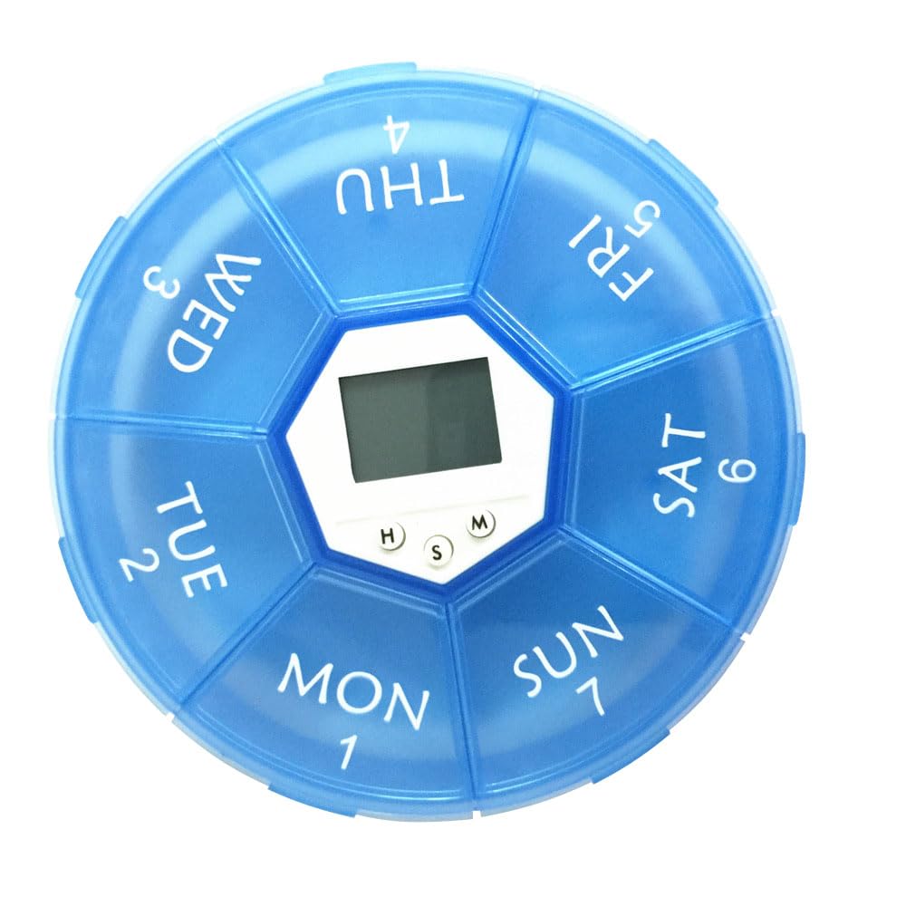 Automatic Pill Dispenser, 7 Days Electronic Medication Organiser Tablet ...