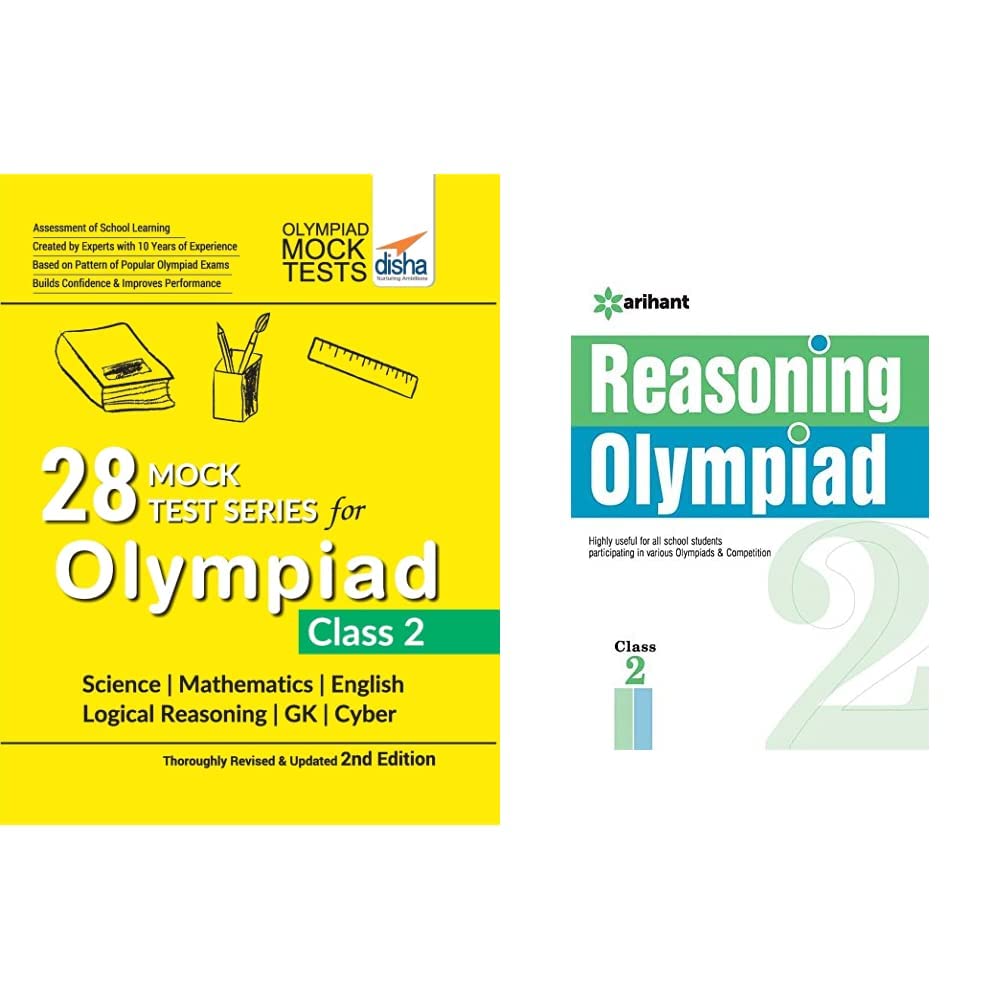 Buy 28 Mock Test Series for Olympiads Class 2 Science, Mathematics ...