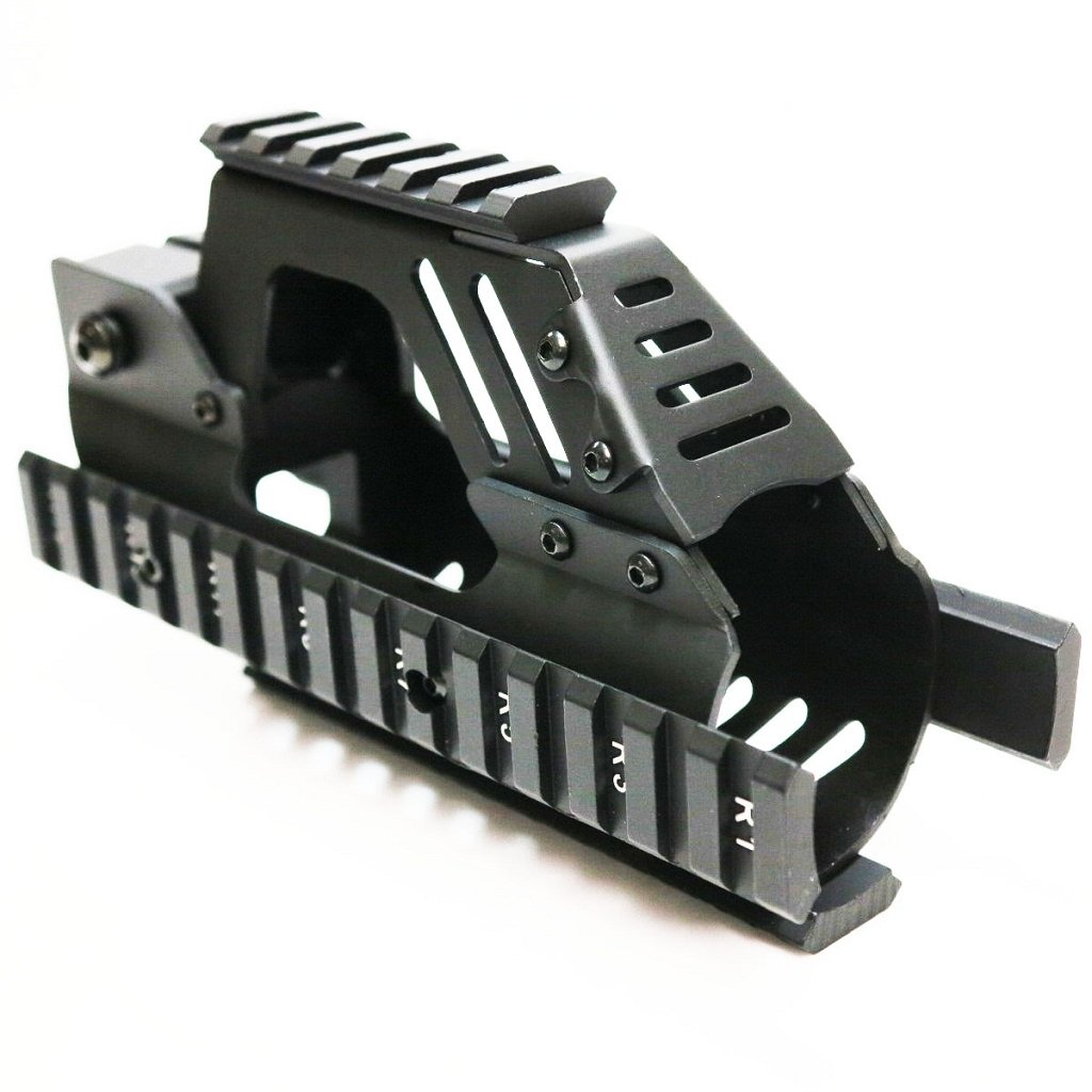 Buy Airsoft Shooting Gear Aluminum 155mm RAS Rail Handguard For P90 AEG ...