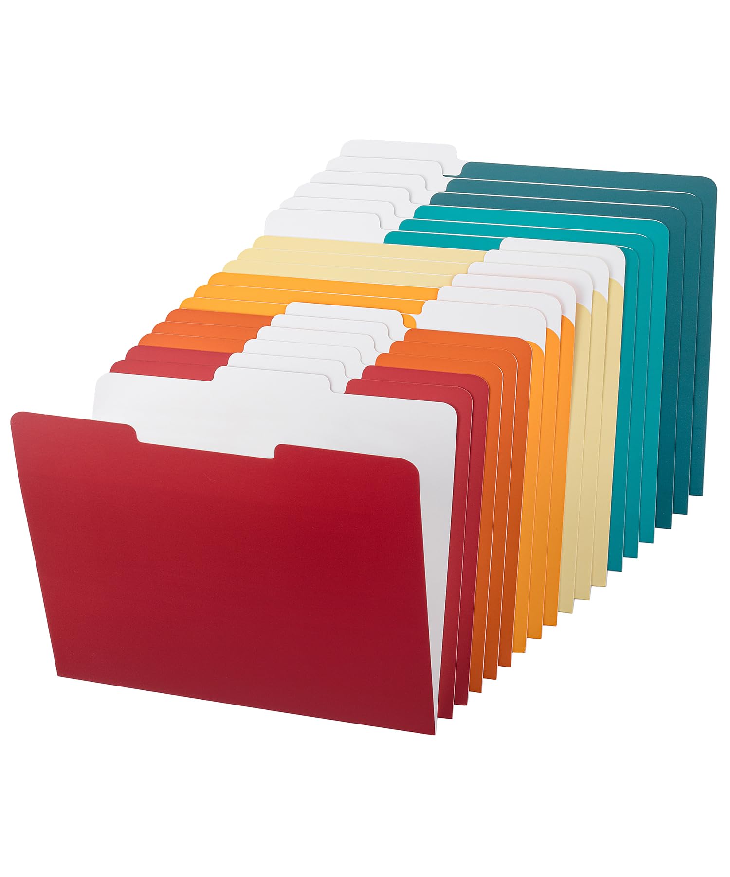 Amazon.com : Mr. Pen- File Folders, 18 Pack, Retro Colors, 1/3-Cut Tab ...