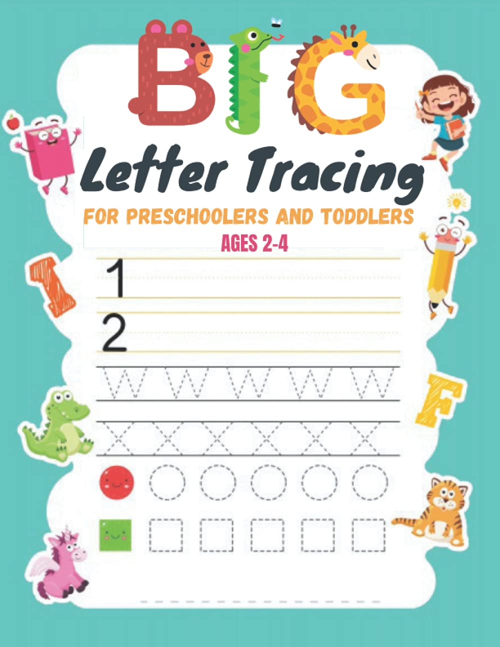 Buy BIG Letter Tracing for Preschoolers and Toddlers ages 2-4: learning ...