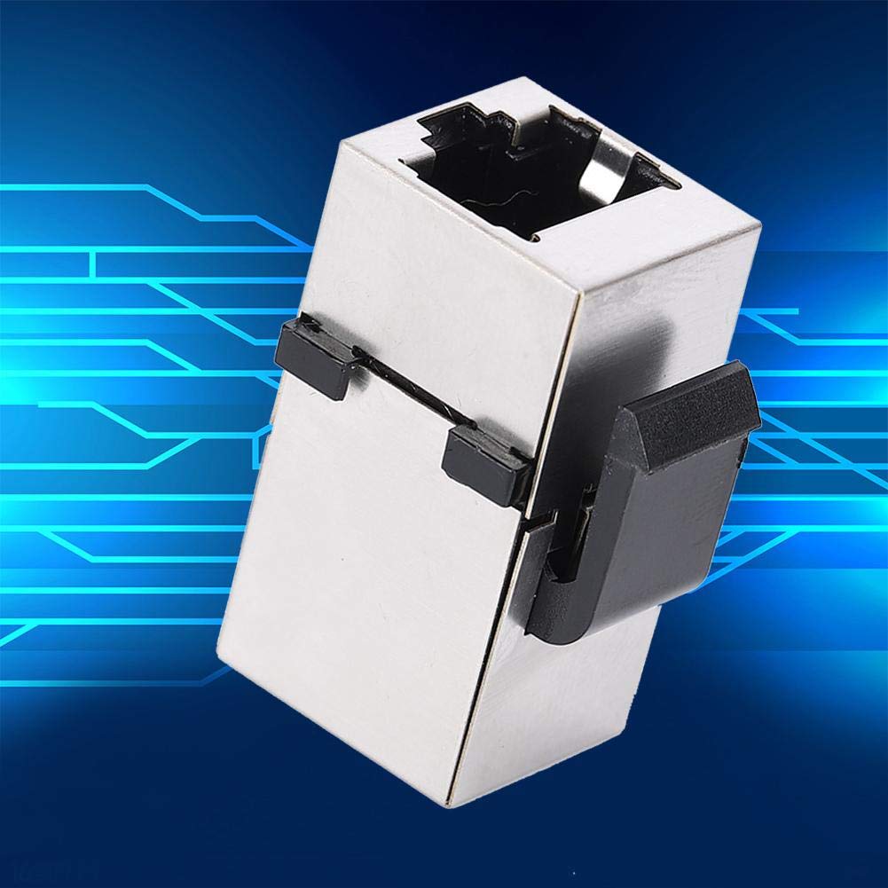 Buy RJ45 Connector, 2Pcs RJ45 Module Shield Cat6 Straight Through Wire ...