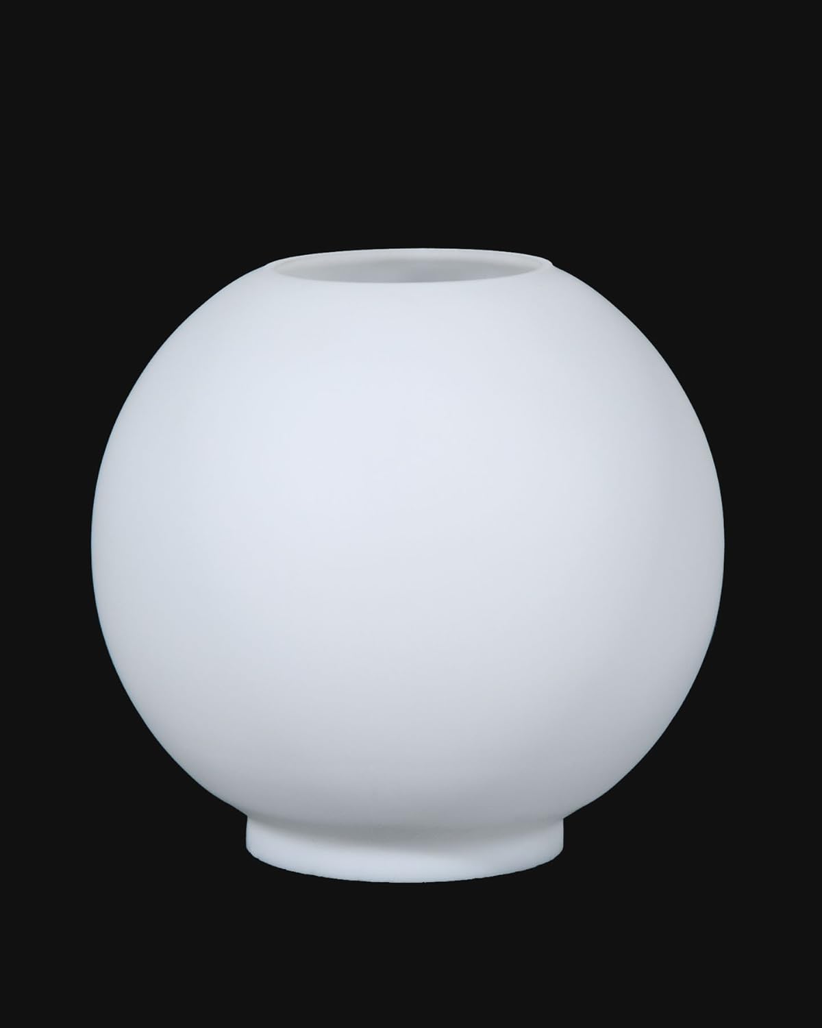 B&P Lamp® 8" Satin Glass Ball Shaped Lamp Shade With 4" Fitter ...