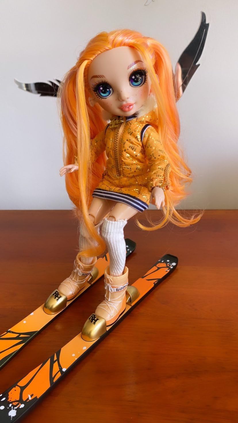 Amazon.com: Rainbow High Winter Break Poppy Rowan – Orange Fashion Doll ...