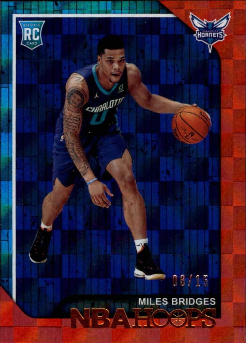 Amazon.com: 2018-19 NBA Hoops Red Checkerboard #272 Miles Bridges SER15 ...