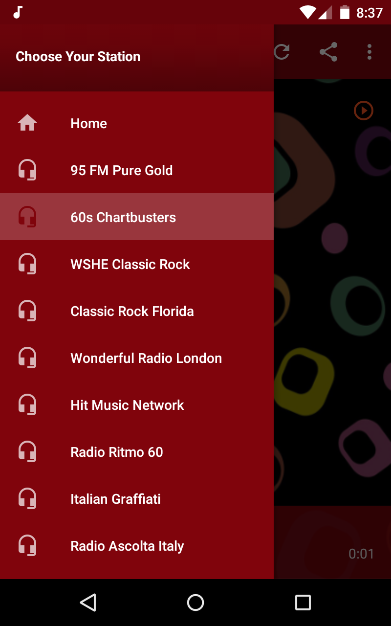 Online 60s Radio - App on Amazon Appstore