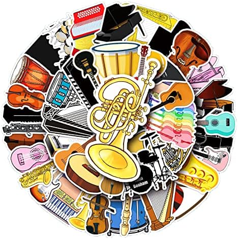 Amazon.com: 50Pcs Classical Music Stickers for Kids Teens Boys Girls ...