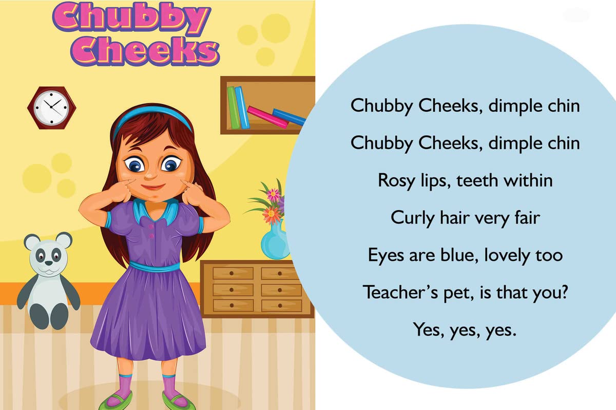 Nursery Poem Poster For Wall Decoration Sticker Poster Learning Poster ...