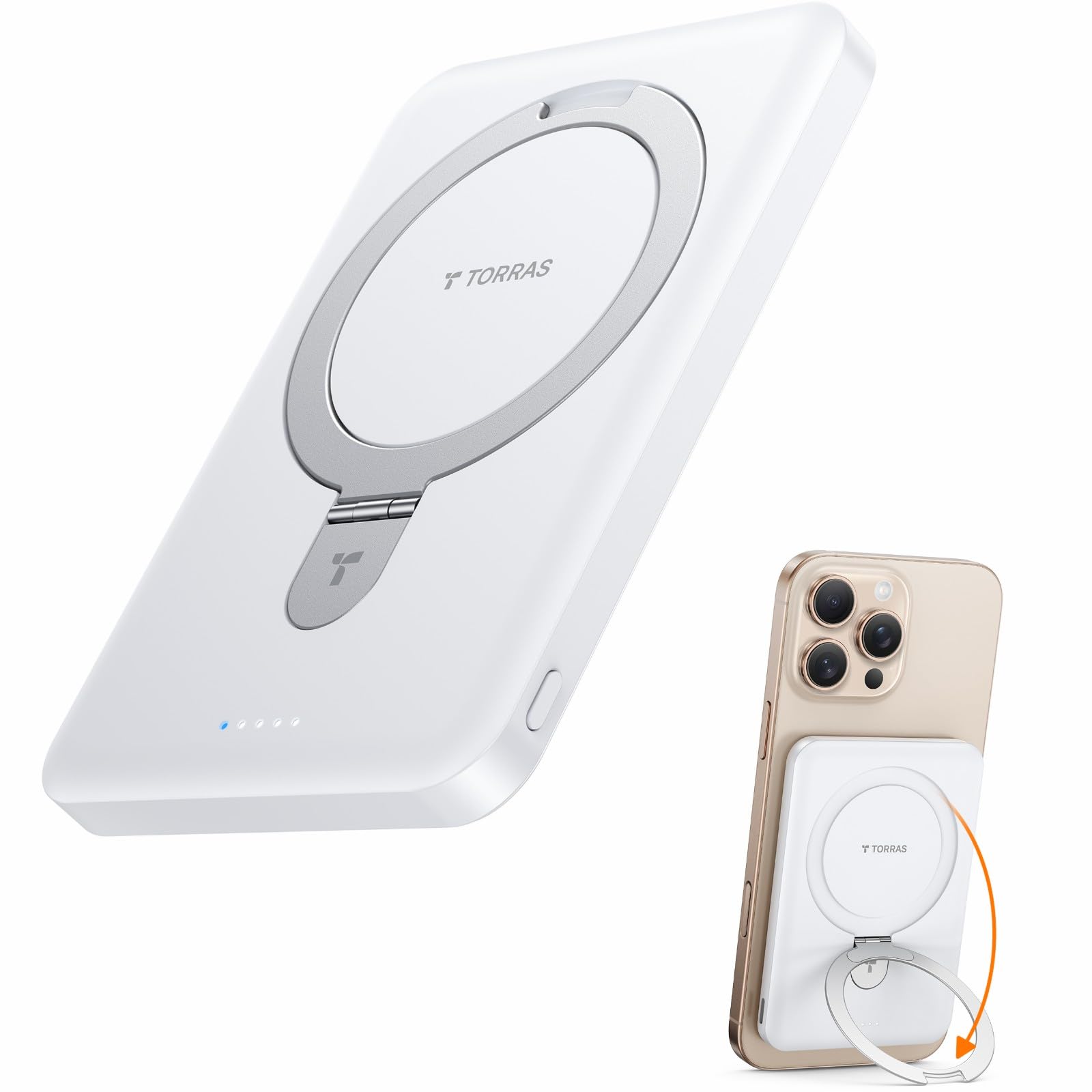 Amazon.com: TORRAS 0.45" Slim, Magnetic Portable Charger Power Bank for ...