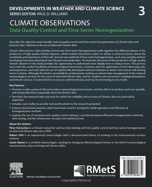 Snapklik.com : Climate Observations: Data Quality Control And Time ...