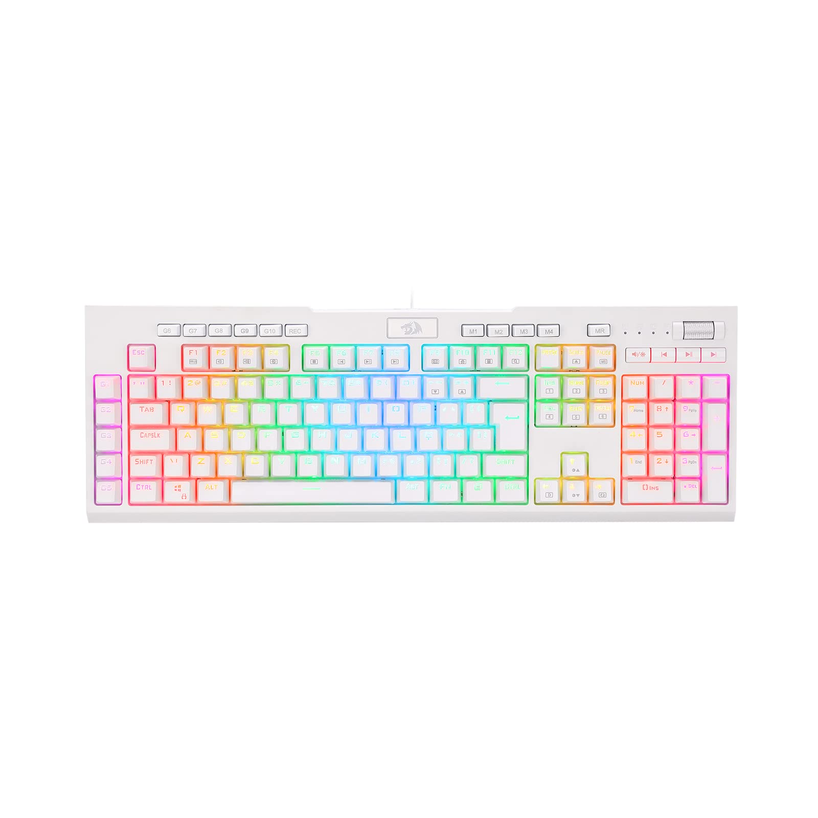 TECLADO OPTICO GAMER BRAHMA PRO RGB BRANCO SWITCH MARROM | Amazon.com.br