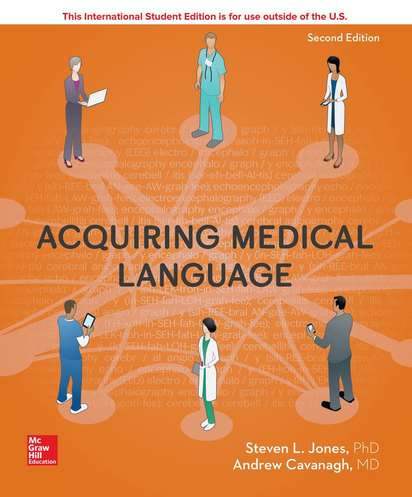 Amazon.com: Acquiring Medical Language: 9781260092059: Jones, Steven ...