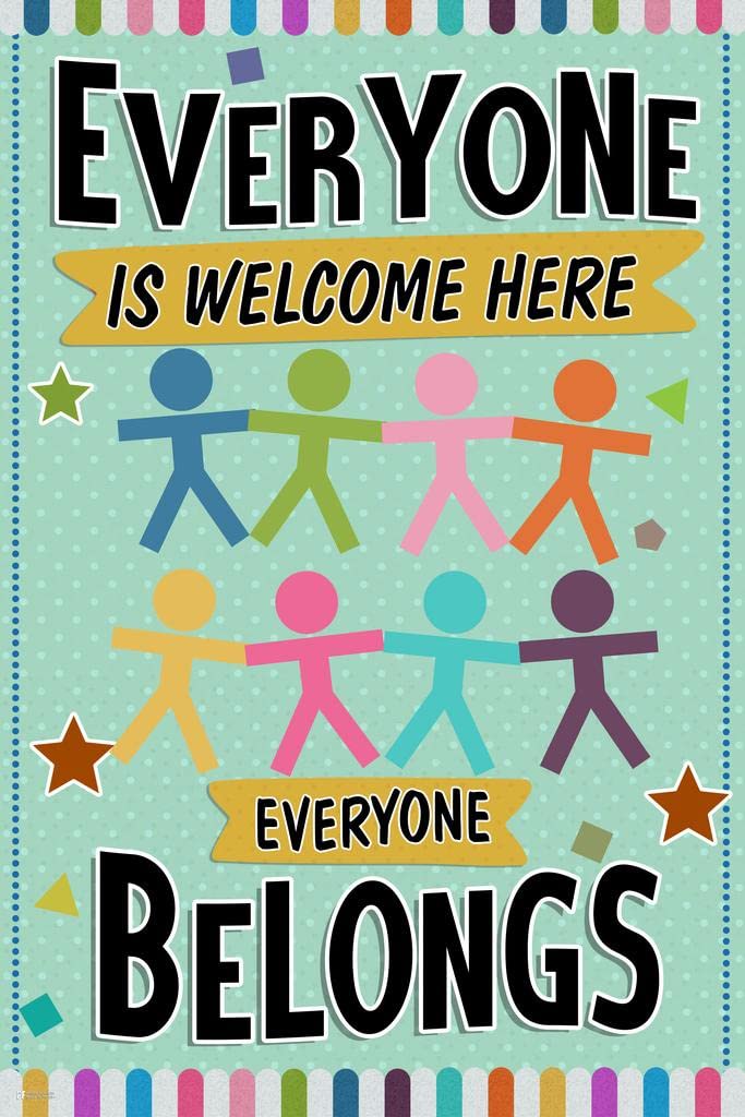 Amazon.com: Laminated Diversity Poster For Classroom Everyone Is ...