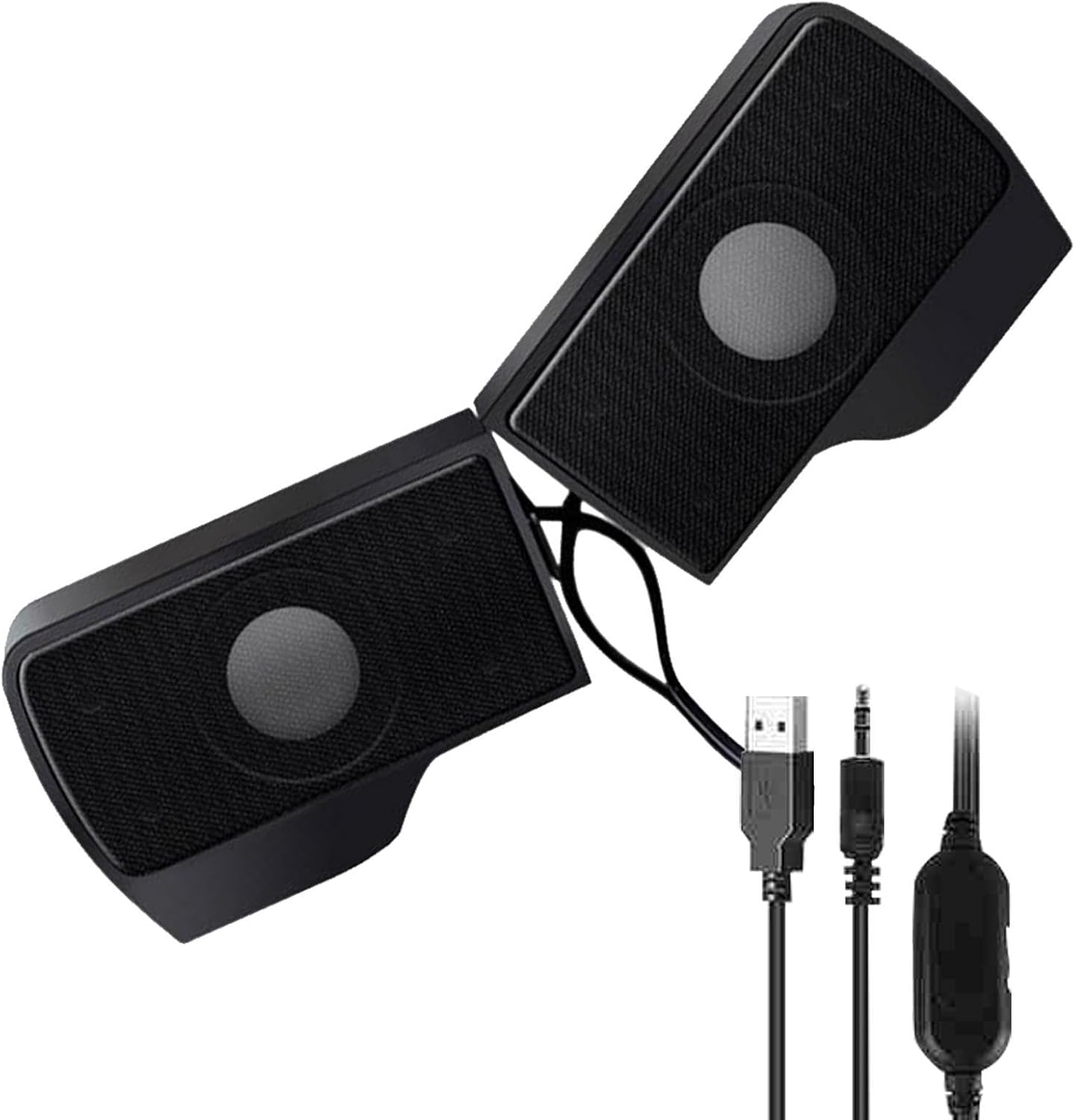 External Clip On Computer Speakers Computer Laptop Speaker, Small Audio ...