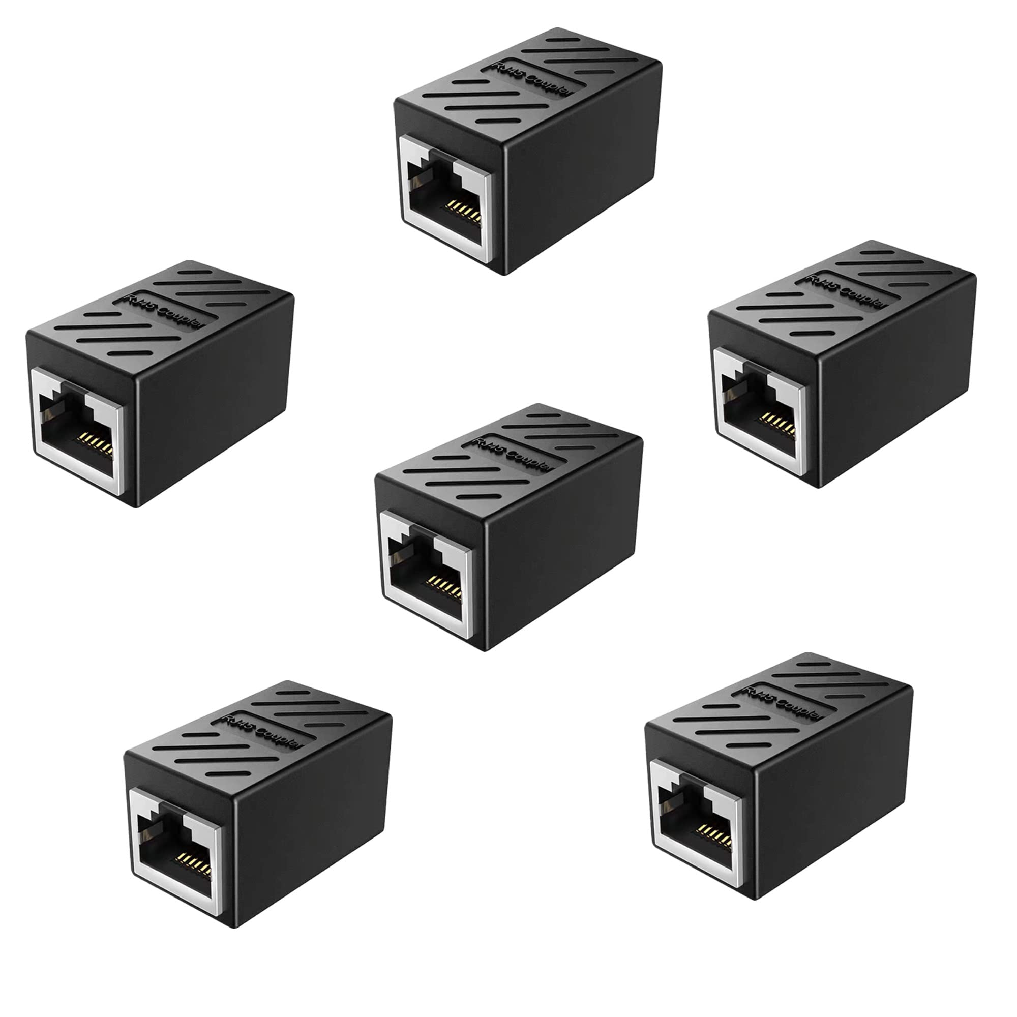 Amazon.com: RJ45 Coupler Female to Female Ethernet Couplerin Line ...