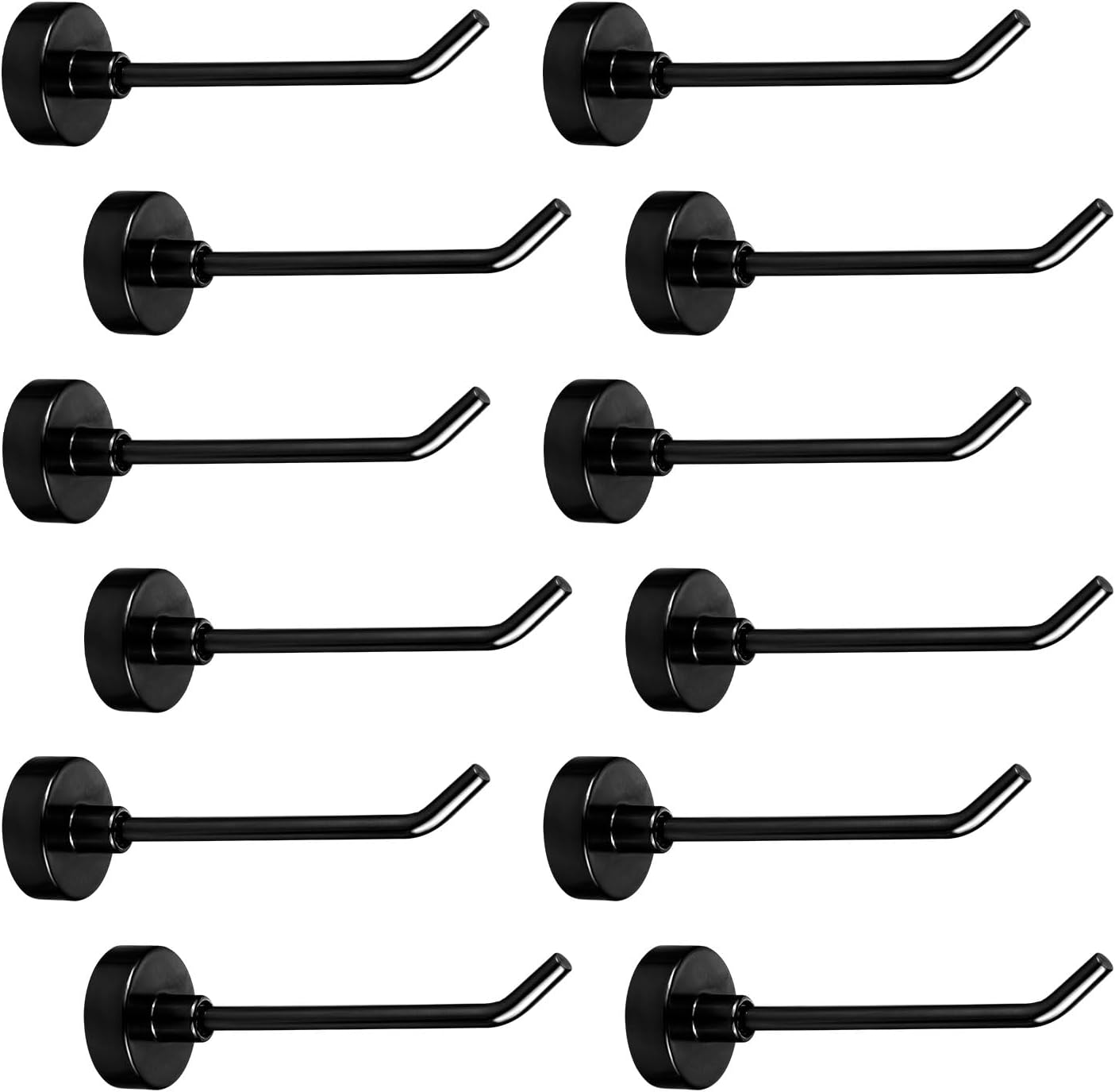 Tinoaly 12pcs Large Magnetic Hooks Heavy Duty, 2.8 Inch Long Magnet ...