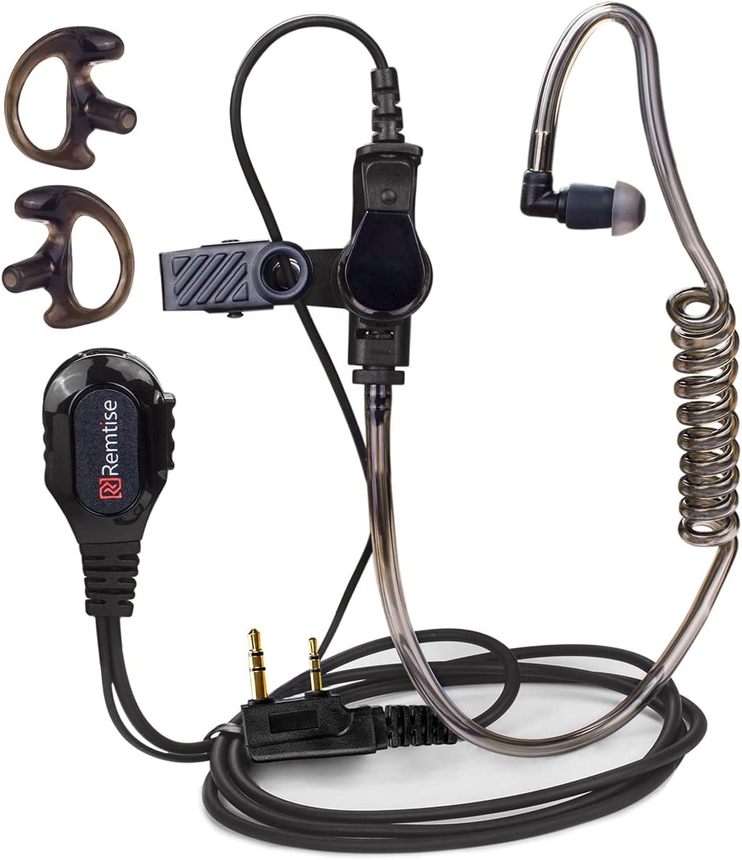Remtise Covert Acoustic Tube Earpiece with Mic for Baofeng UV-5R Walkie ...