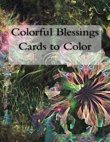 Amazon.com: Colorful Blessings Cards to Color: Coloring Book for Adults ...