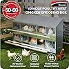 Amazon.com : Brower 2-Tier 10-Hole Galvanized Steel Chicken Nesting Box ...