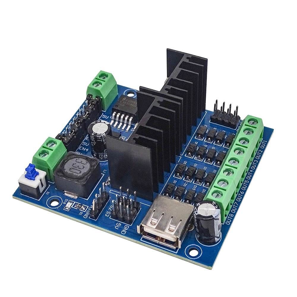 Amazon.com: L298N Motor Drive Module Four Way Motor Drive Smart Car ...