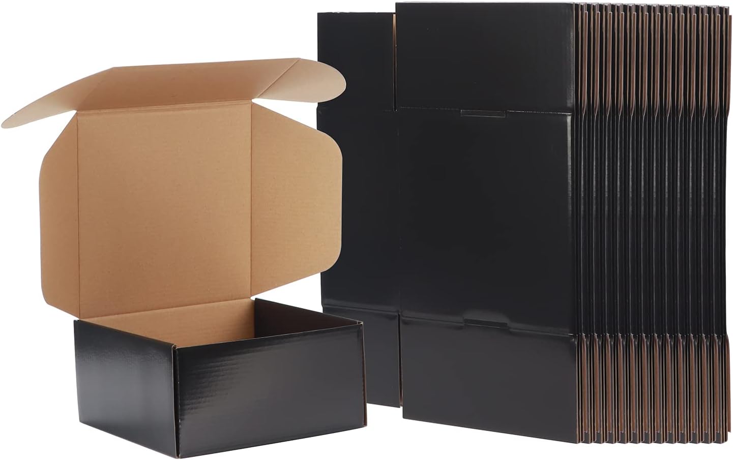RLAVBL 25 Pack 204x204x102 mm (8x8x4 in) Shipping Boxes Small Brown ...