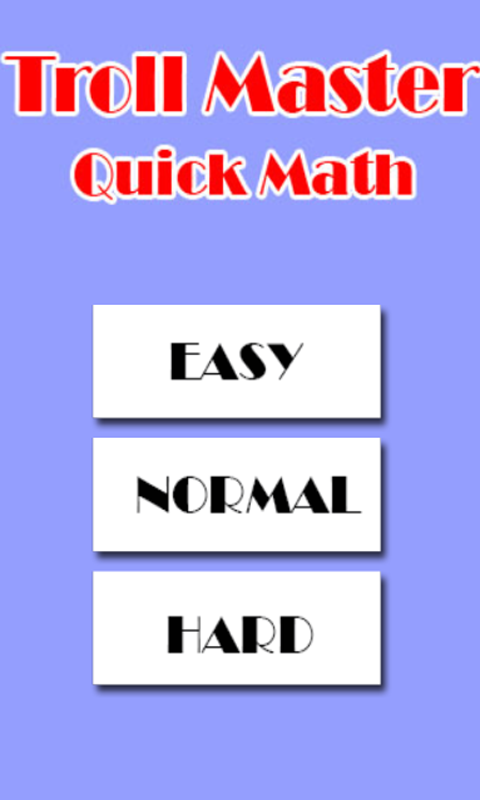 Troll Master-Quick Math master - App on the Amazon Appstore