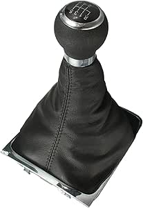 Amazon.com: ChrOx Car Gear Head 6 Speed Manual Gear Shift Knob Lever Stick Shifter Gaiter Boot ...