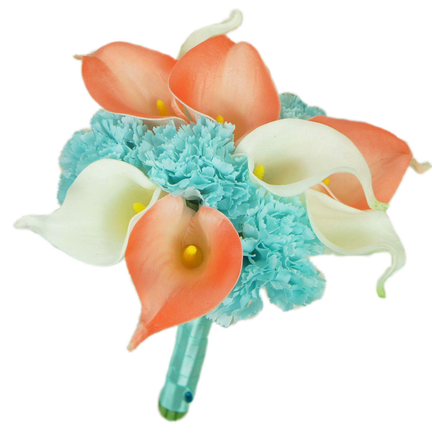 Turquoise Flower Bouquets Lily