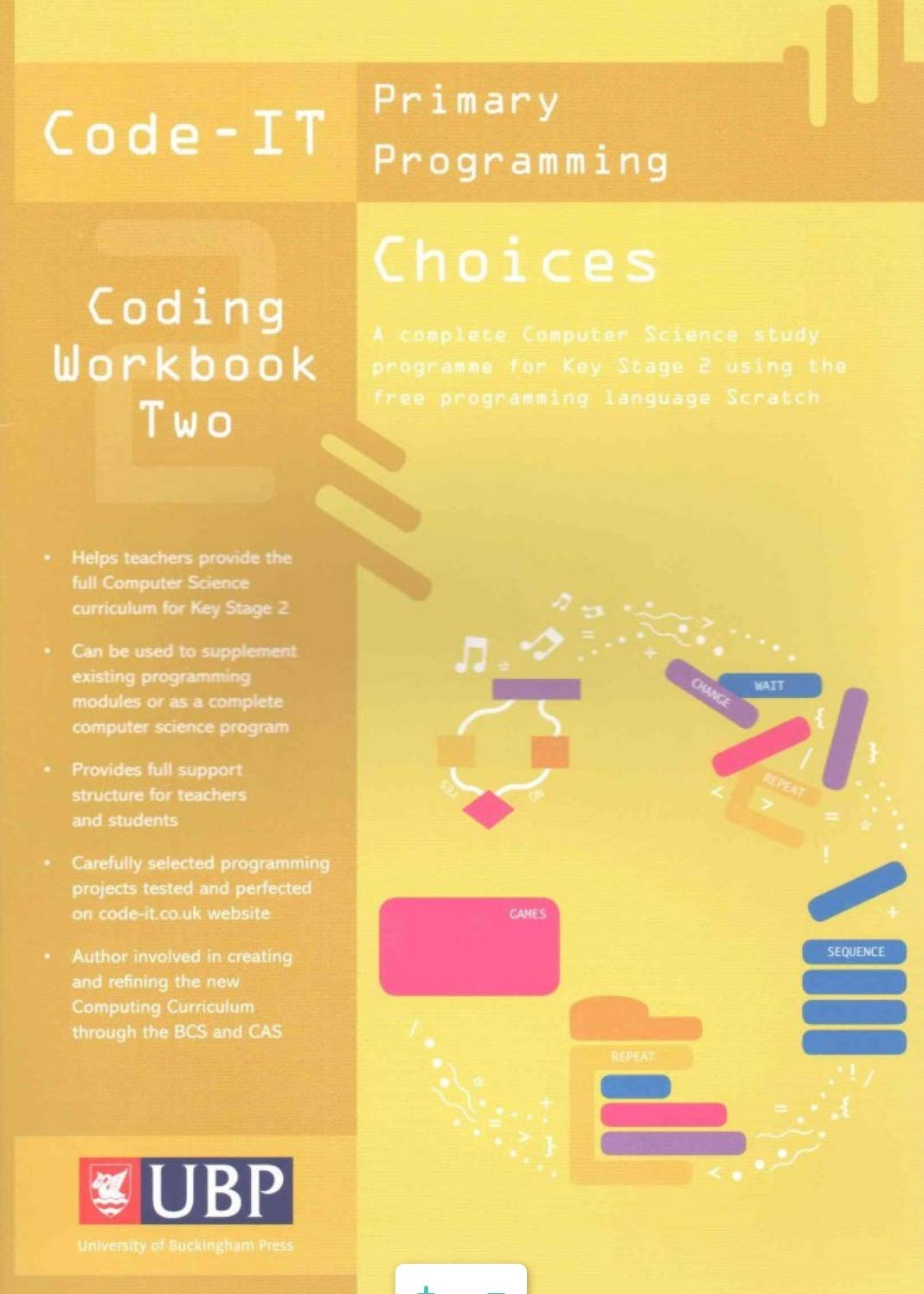 Code It Workbook 2 Choices In Programming Using Scratch