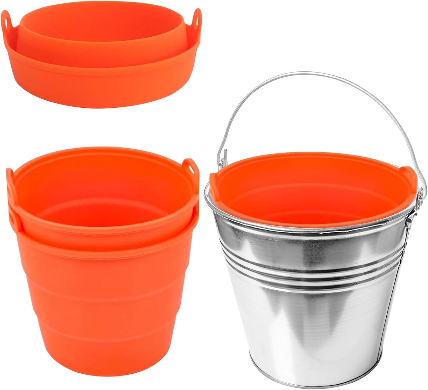 Amazon.com: BRTERMA 2 Pcs Silicone Bucket Liner for Traeger Drip Tray ...