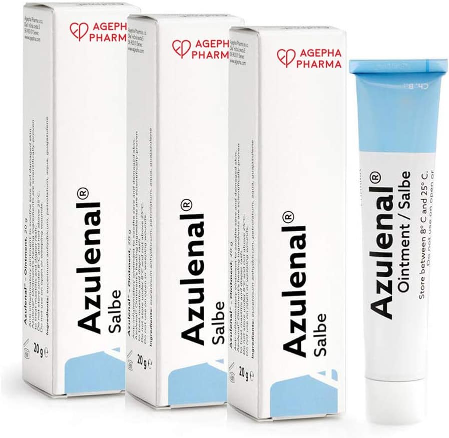 Azulenal Ointment with Guaiazulene – Itch Relief & Wound Healing Cream ...