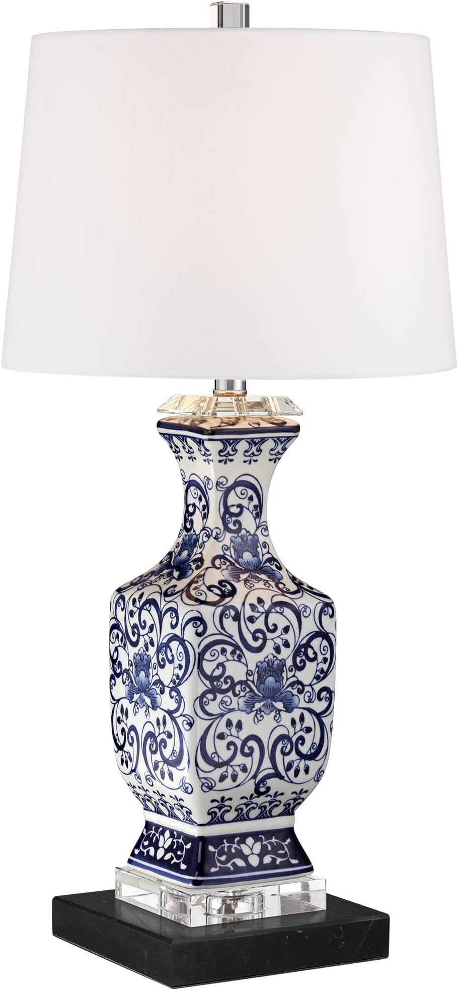 Regency Hill Asian Chinese Traditional Style Table Lamp 25" High ...