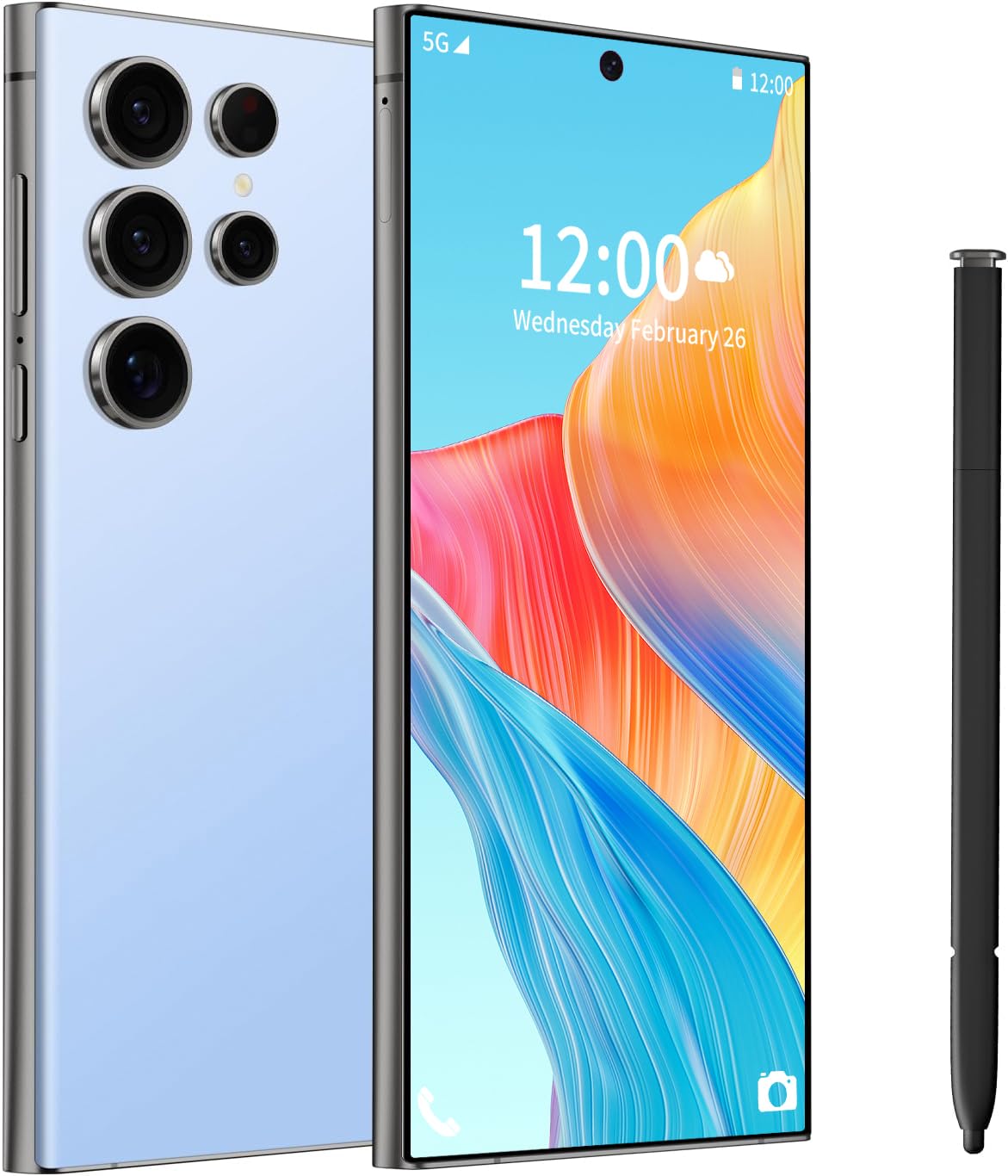 Amazon.com: SANSHREUNI C24 Ultra Unlocked Phone, 8GB+256GB Memory ...