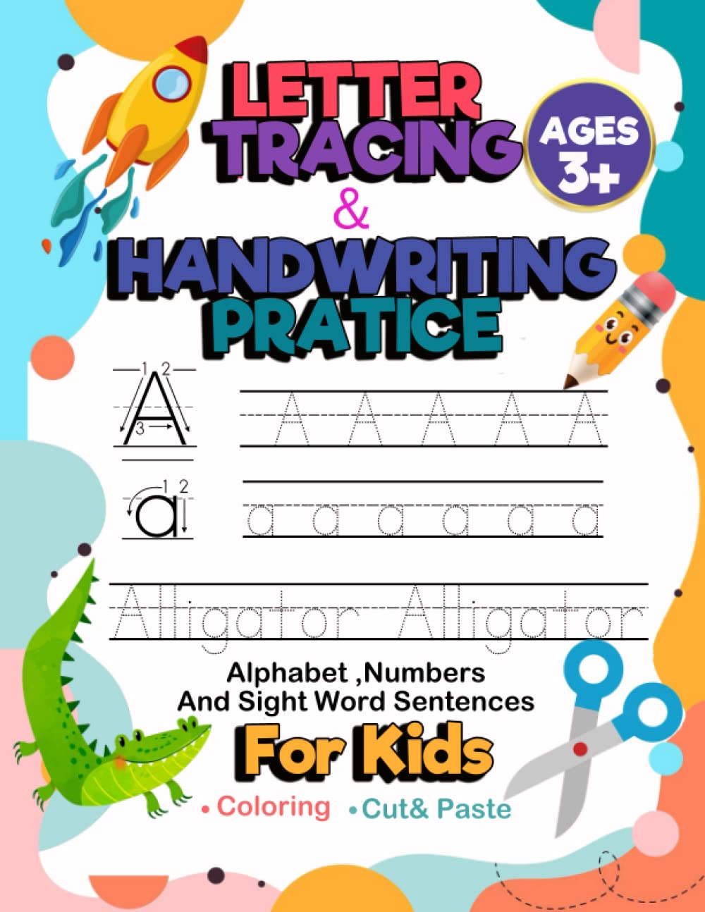 Buy LETTER TRACING & HANDWRITING PRATICE /Alphabet ,Numbers And Word ...