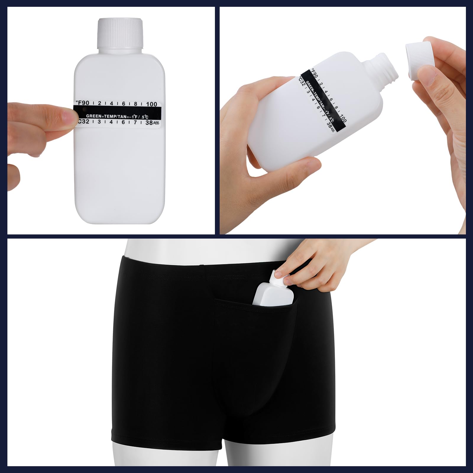 Aazon.co: 19 Pcs Urine Test Coplete Kit Elastic Hidden Leg Strap And