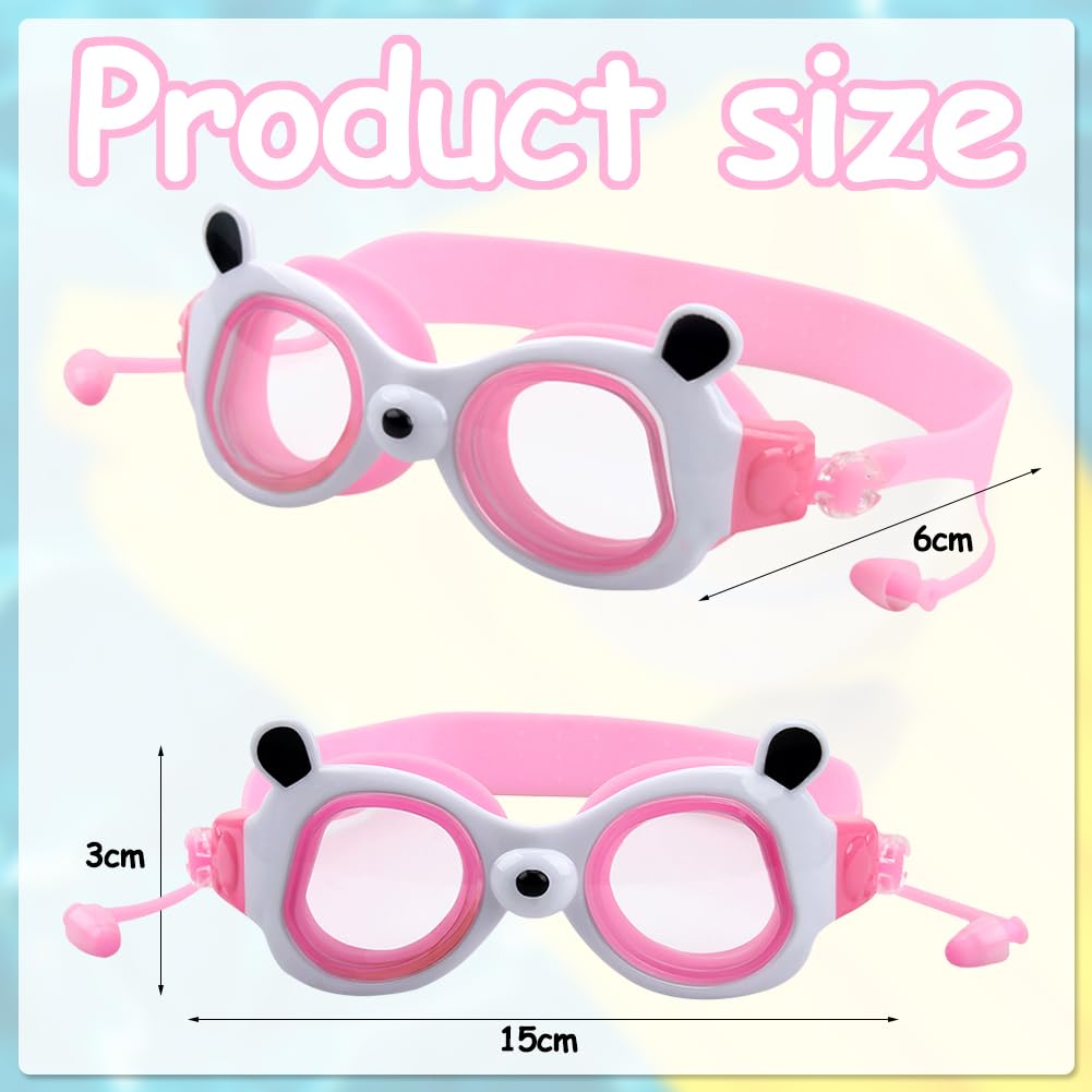 FCXVXCL Kids Swimming Goggles Cartoon,Quick Adjust Childrens Goggles ...