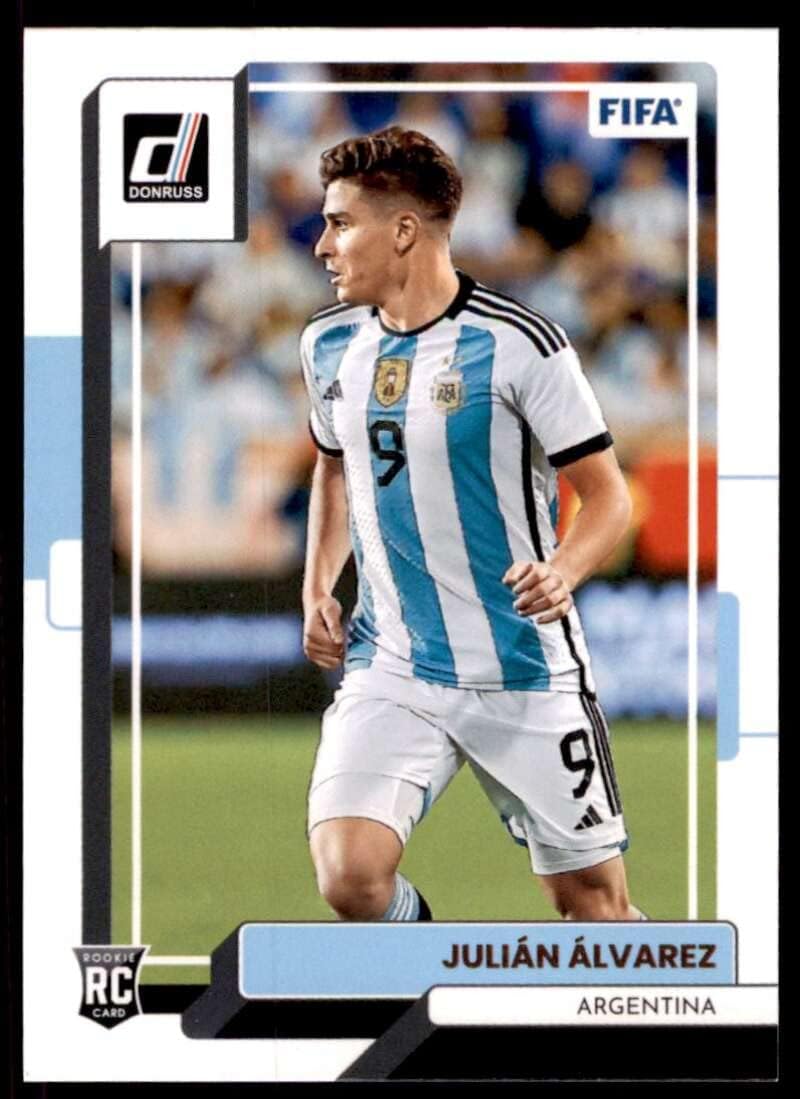 Amazon.com: JULIAN ALVAREZ RC 2022-23 Donruss FIFA #8 ROOKIE NM+-MT+ ...